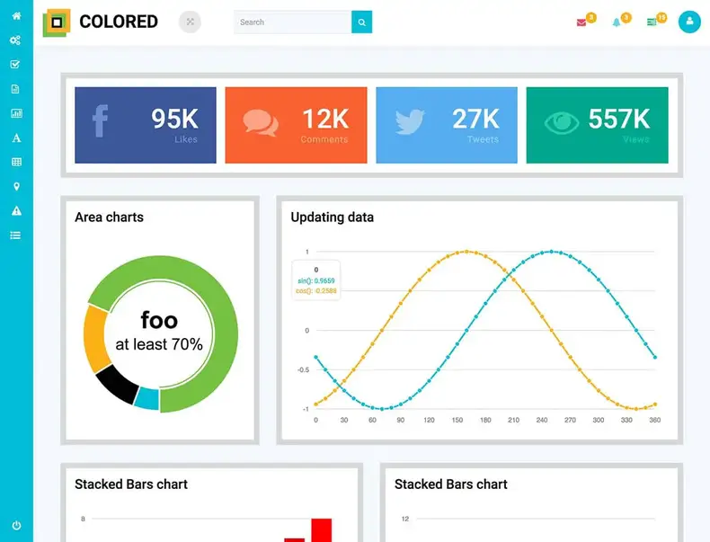 27 meilleurs modèles d’administration Bootstrap gratuits ...